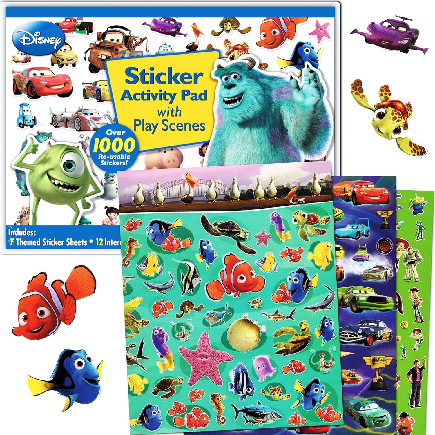 Amazon.com: Bendon Disney Pixar's Monsters Inc Ultimate Sticker ...