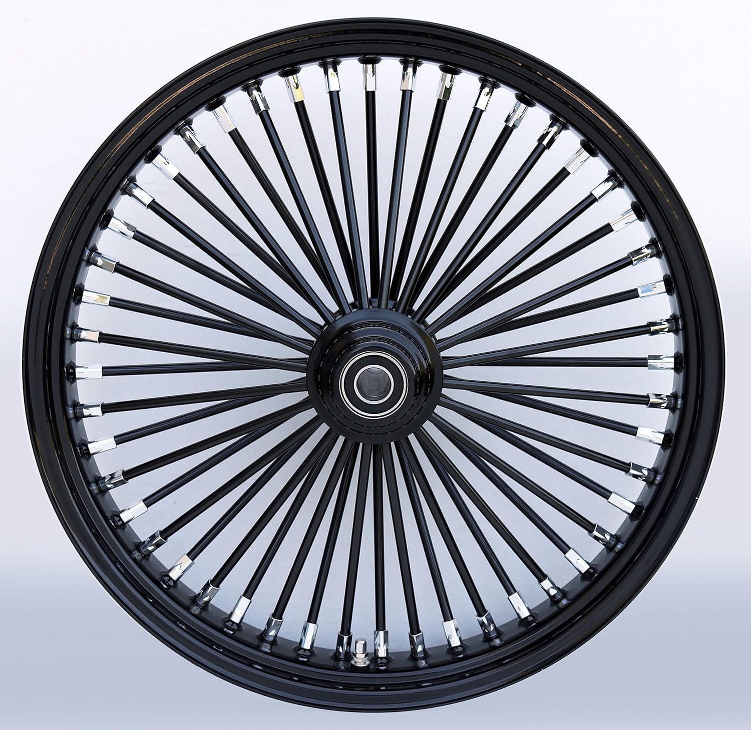 Amazon.com: Ultima King Spoke Black on Black Aluminum Front Wheel, 21 ...