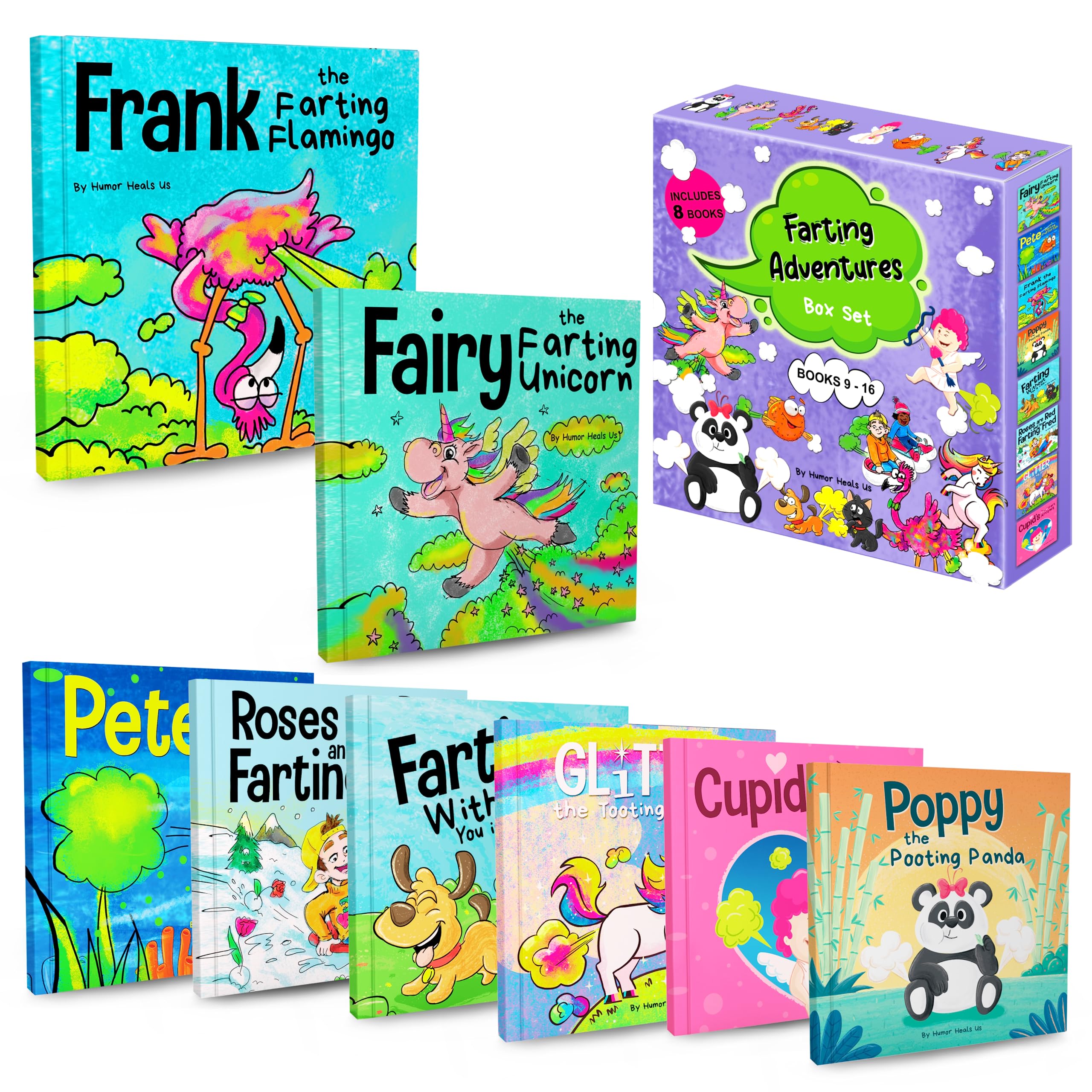 Amazon.com: Humor Heals Us Farting Adventures Box Set (Books 9-16 ...