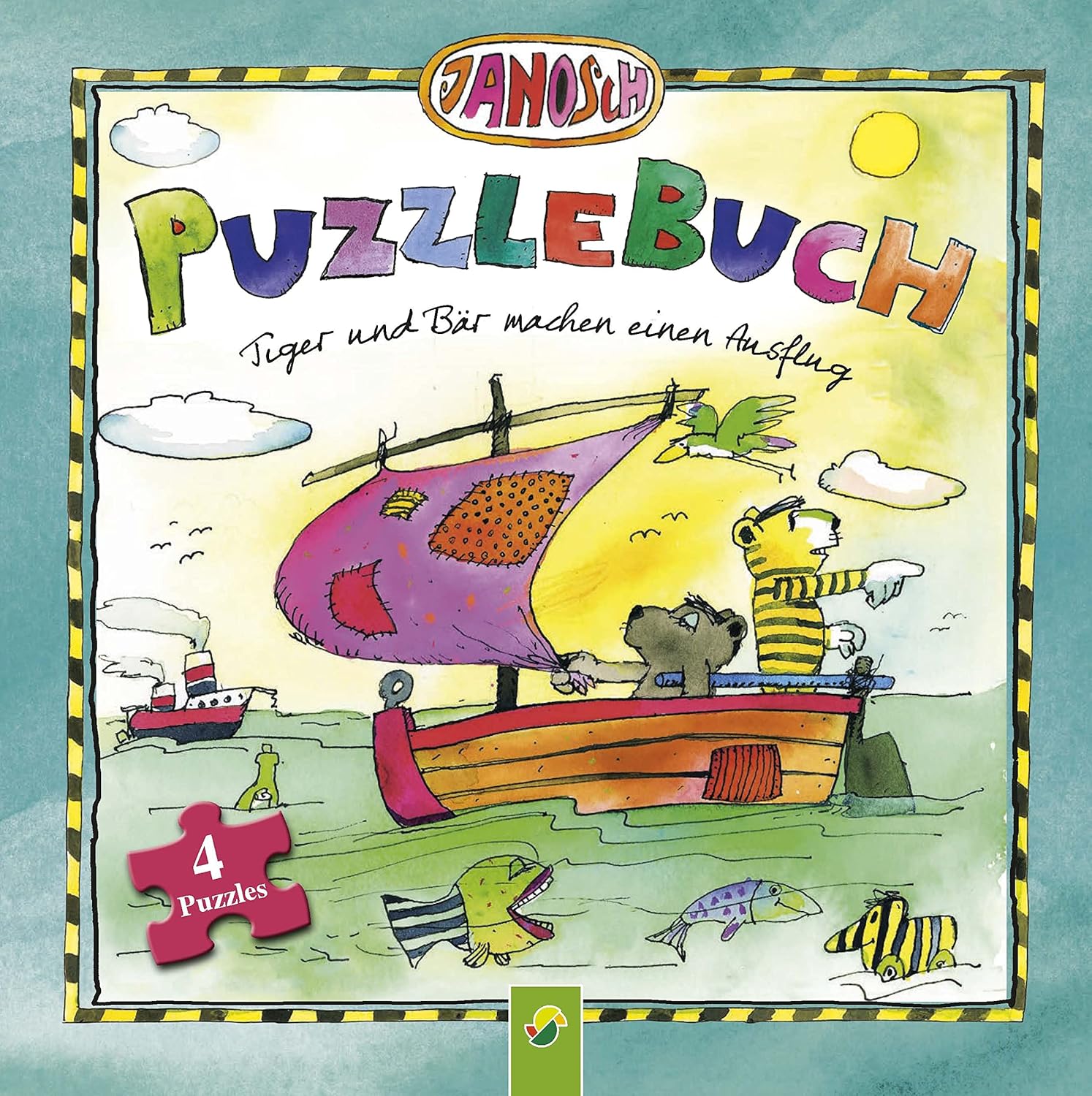 Janosch Puzzlebuch - Tiger und Bär machen einen Ausflug. Für Kinder ab ...