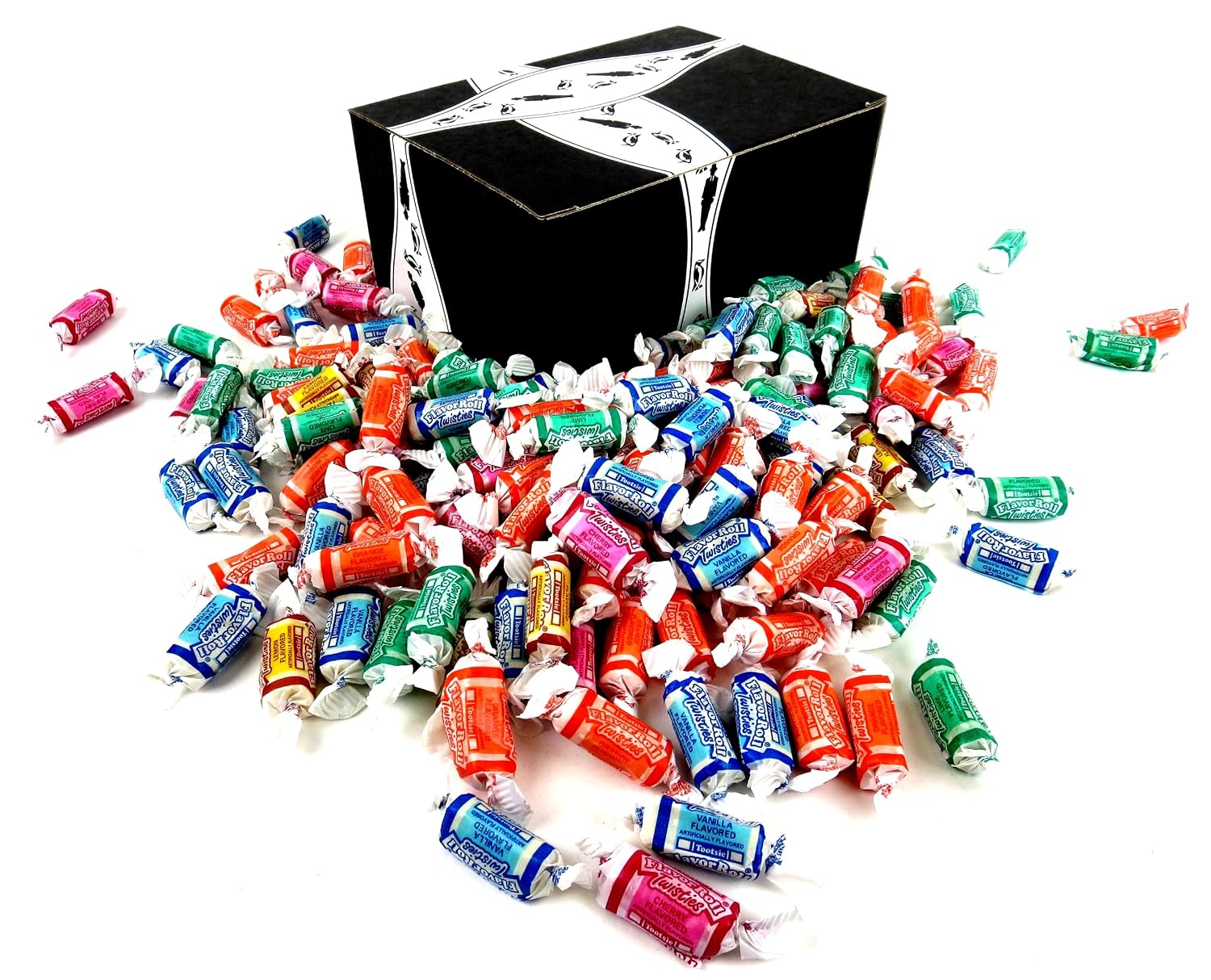 Amazon.com : Tootsie Flavor Roll Twisties Chewy Fruit Candy, 2 lb Bag ...