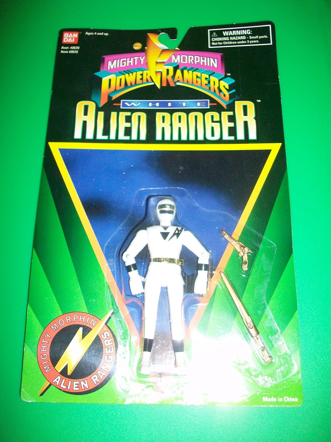 Amazon.co.jp: Power Rangers 1995 White Alien Ranger Action Figure MOSC ...