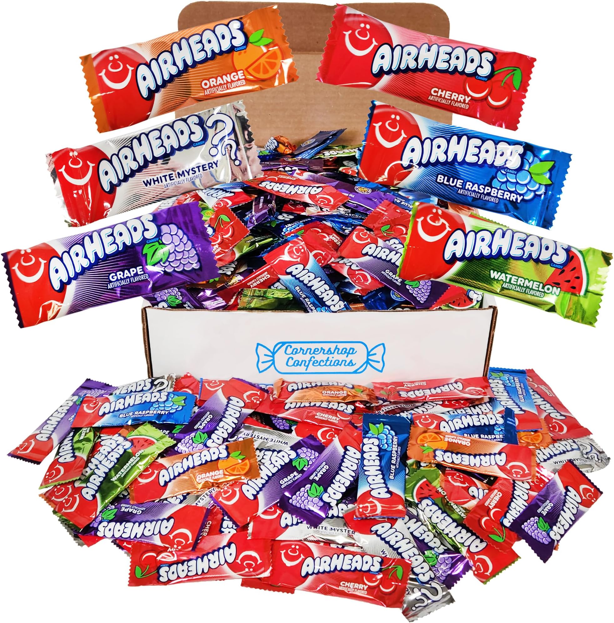 Amazon.com : Airheadz Mini Bars Assortment - Cherry, Orange, Lime, Blue ...