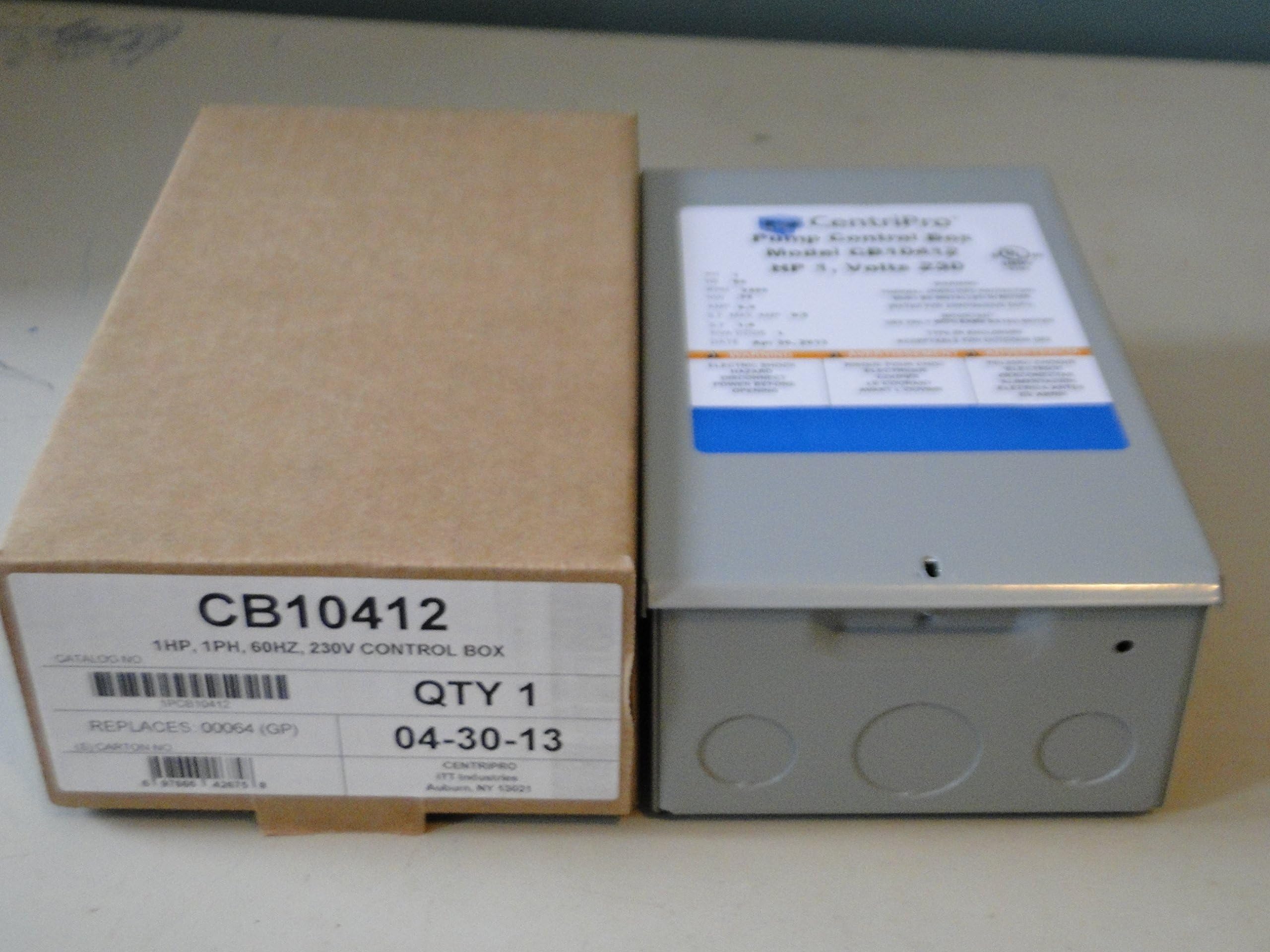 GOULDS CentriPro 1 HP 230V CONTROL BOX SUBMERSIBLE WATER WELL PUMP ...