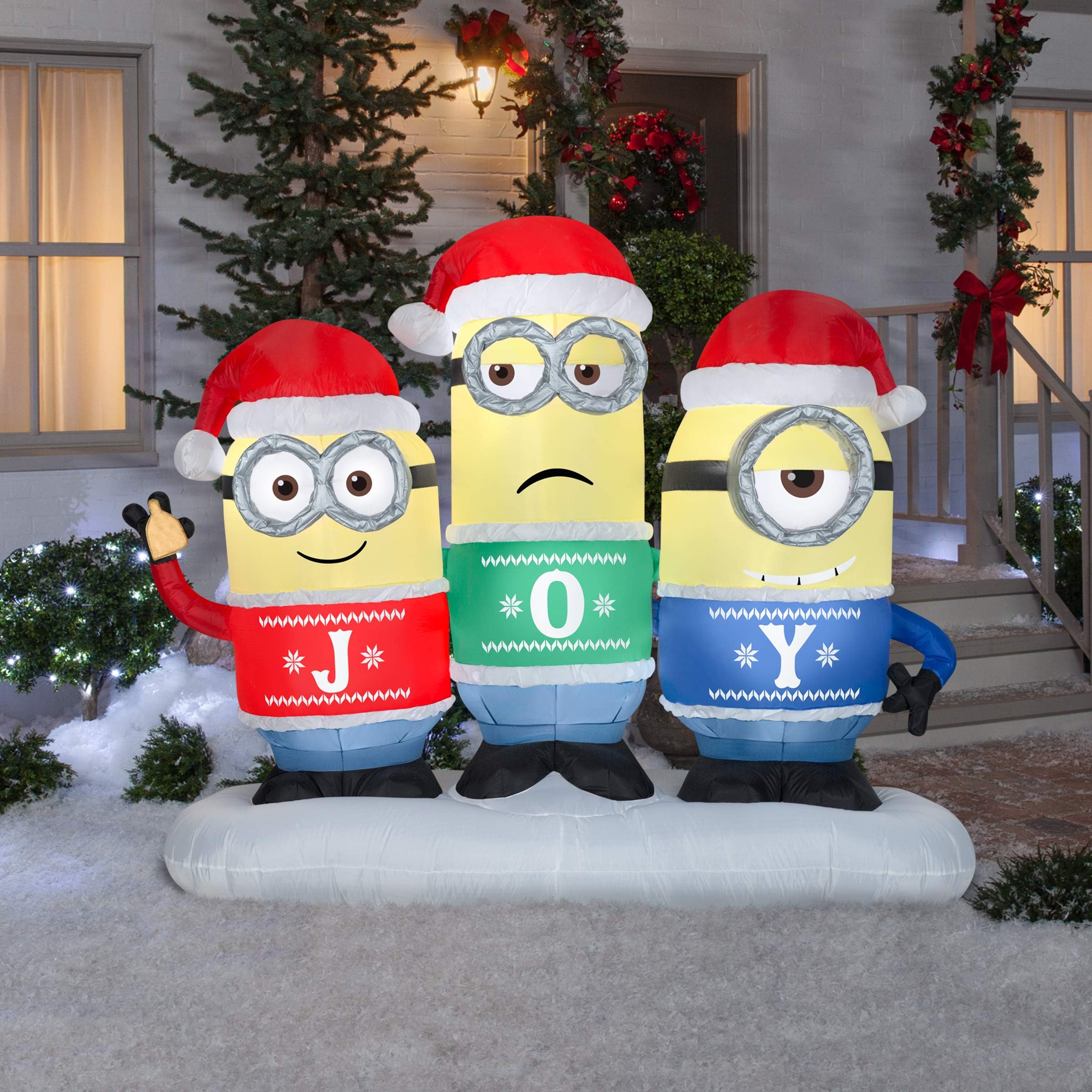Amazon.com: Gemmy 3.5 FT Minion Dave in Bat Costume Airblown Inflatable ...