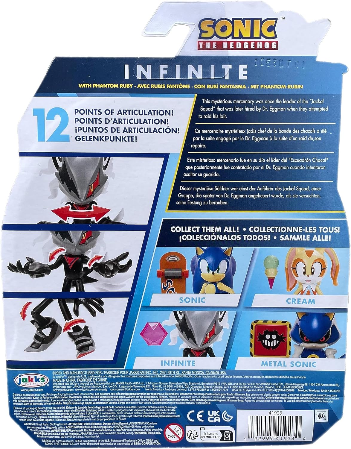 Sonic The Hedgehog 4″ Articulated Action Figure Collection Infinite ...