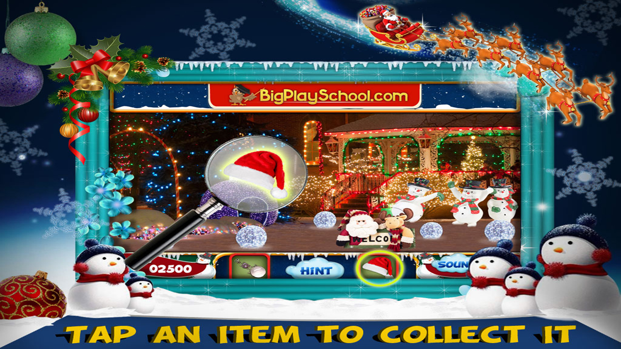 Free Hidden Object Games - Christmas Sequence - Find 250 new hidden ...