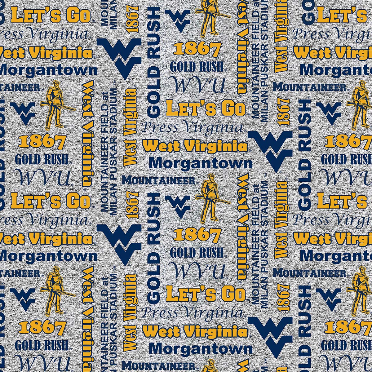 Amazon.com: SYKEL ENTERPRISES West Virginia Mountaineers WVU Fleece ...