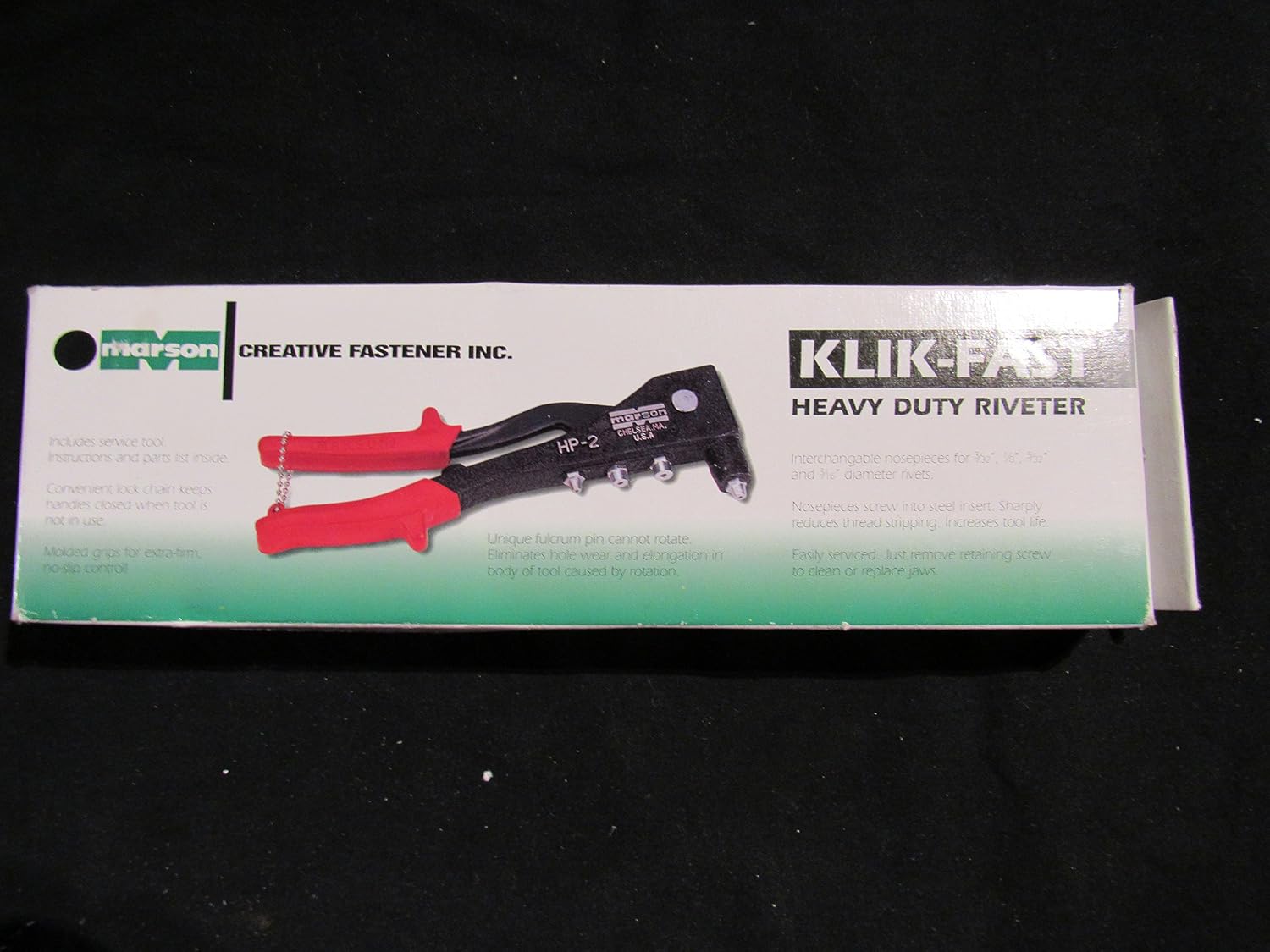 Amazon | Marson/Creative Fastener, Inc. Klik-Fast 高耐久ハンドリベットツール 部品番号 ...