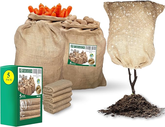 Amazon.com: Heavy Duty Reusable Burlap Sacks 32" X 40" – Perfect Burlap ...