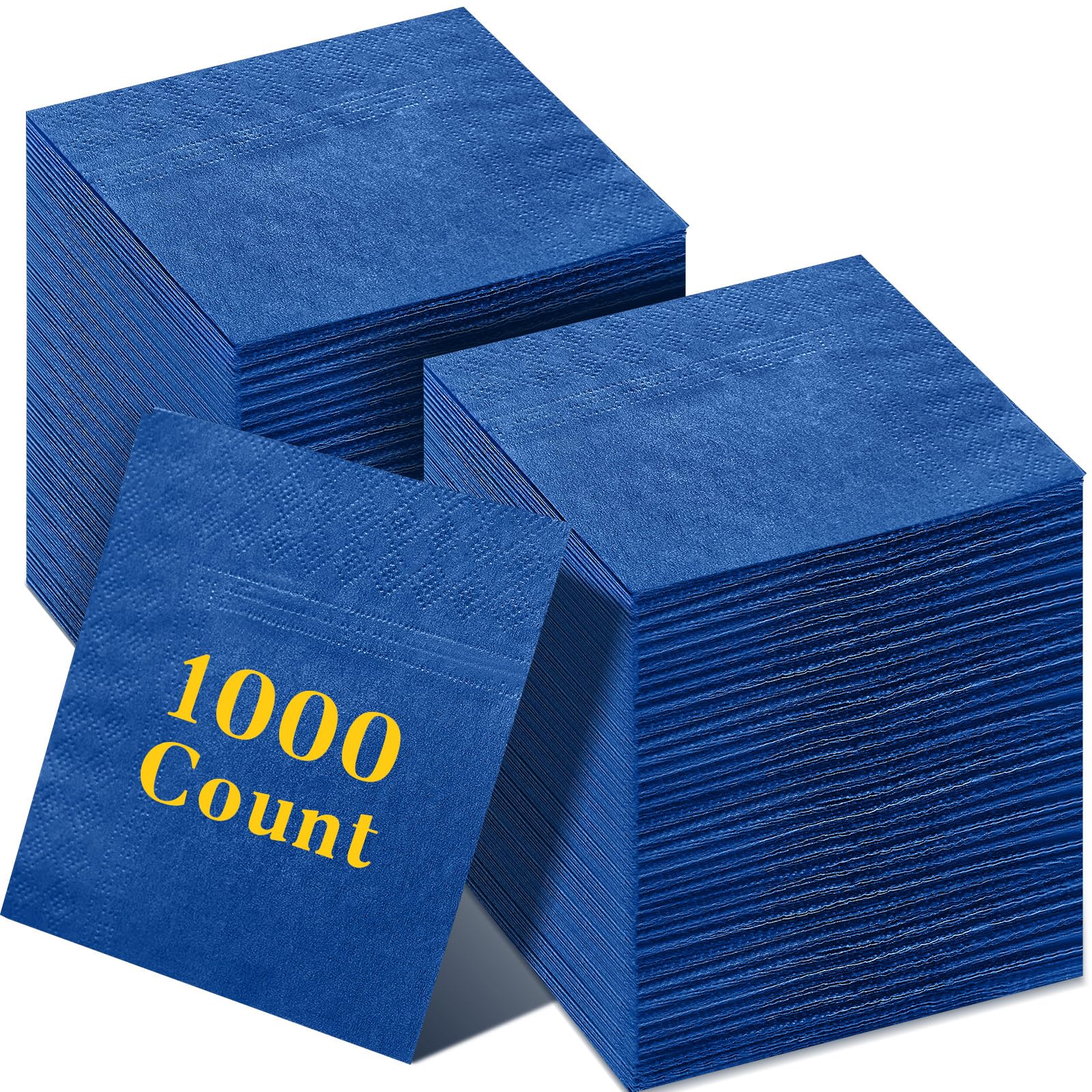 Amazon.com: Fulmoon 1000 Count 2 Ply Beverage Napkins 9.5 x 9.5 Inches ...