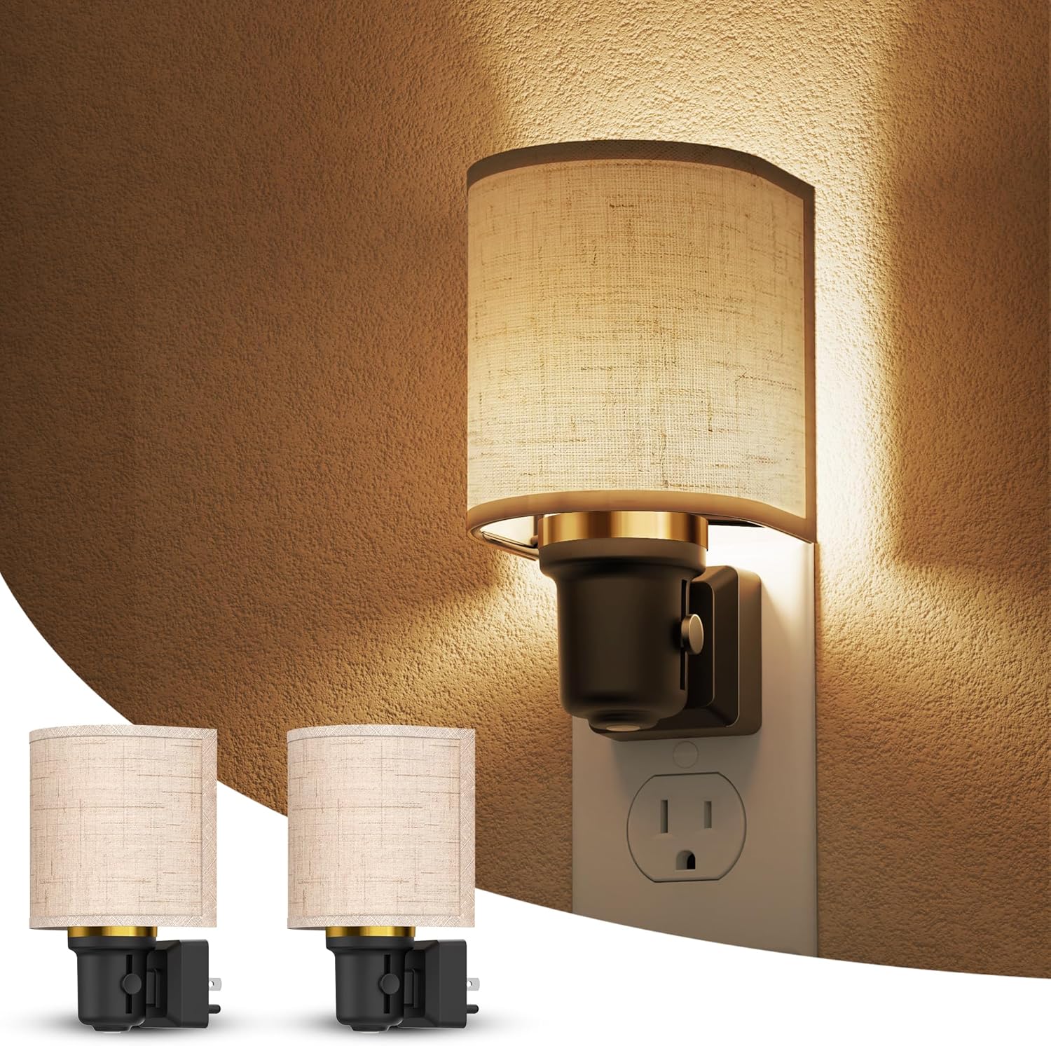 L LOHAS LED Night Lights Plug into Wall, Plug in Night Light Dimmable ...