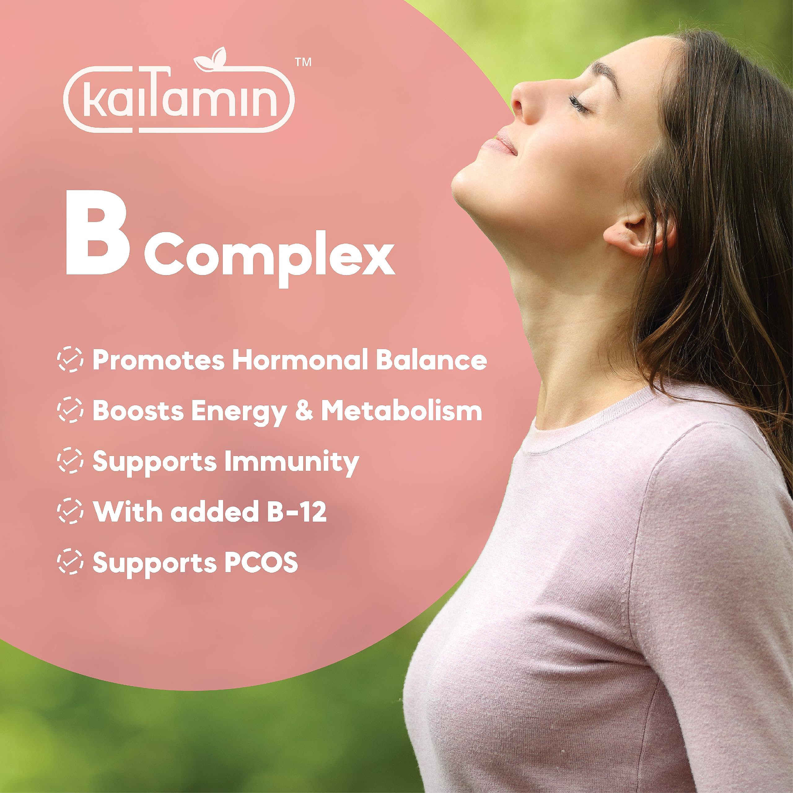 Snapklik.com : Kaitamin B Complex Vitamins For Women - One Tablet Per Day