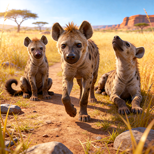 Real Hyena Wild Family Life Simulator 3D: Jungle Survival Game - App on ...