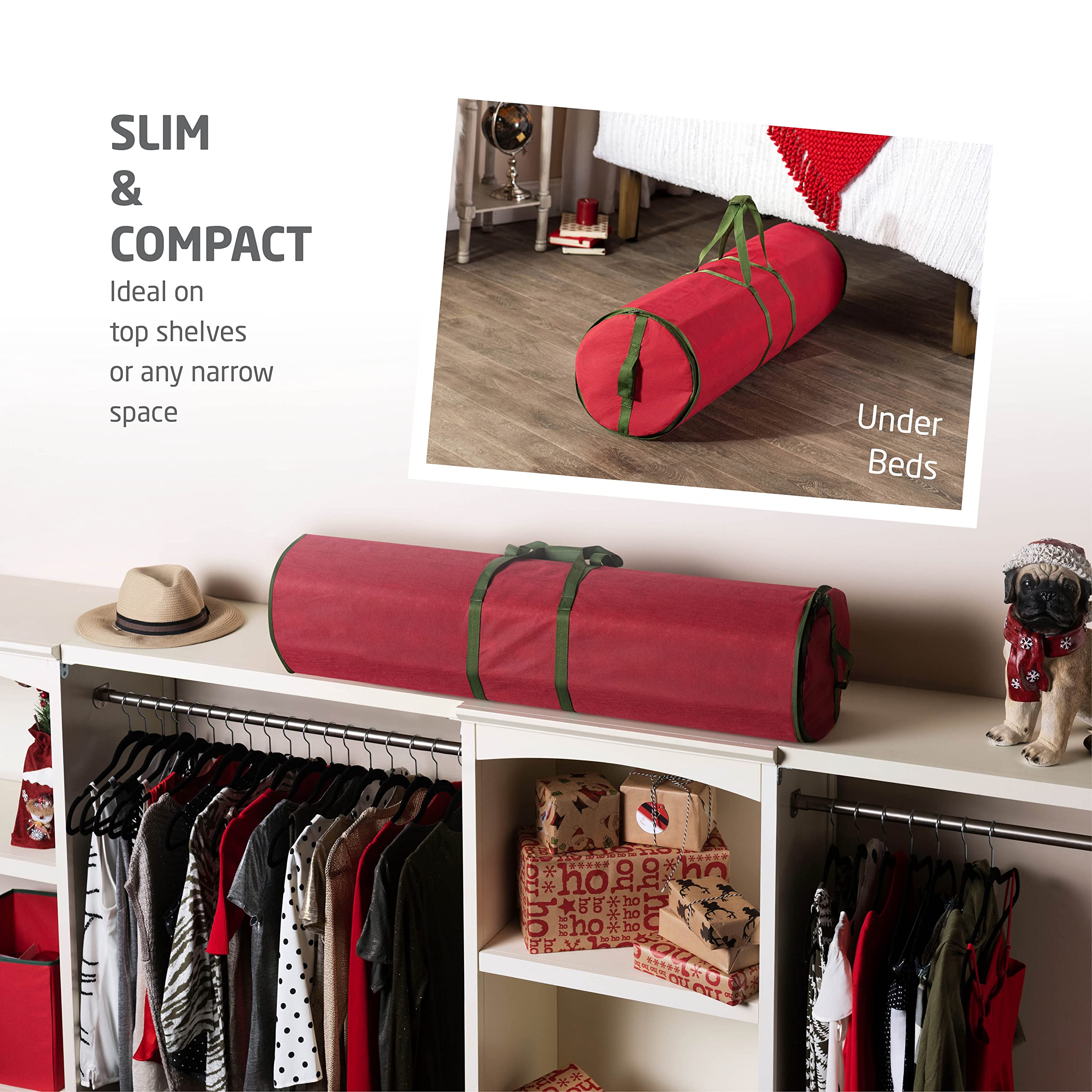 Snapklik.com : ZOBER Wrapping Paper Storage Containers - 40 Inch Gift ...