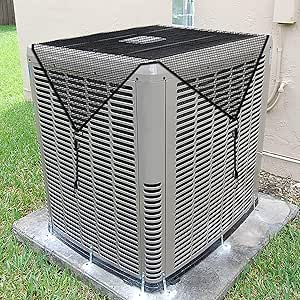 Amazon.com: ECOOPTS 32"x32" Air Conditioner Cover AC Unit Top Mesh ...