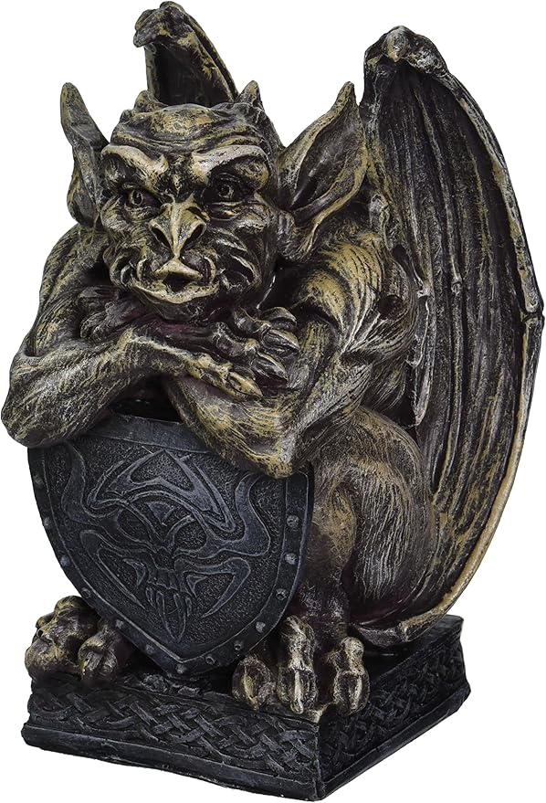 Amazon.com : Design Toscano Medieval Marauder Gargoyle Statue : Patio ...