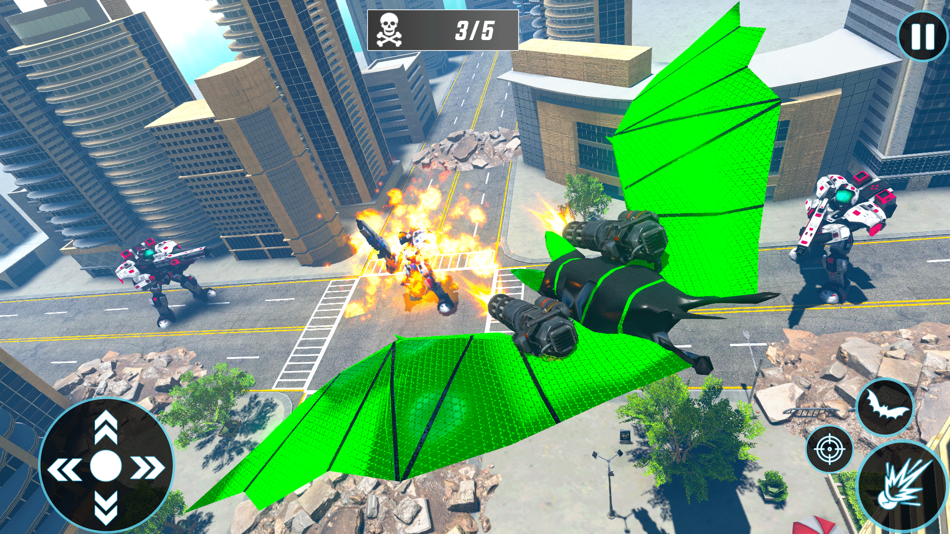 Flying Car Transform Robot Fight Game - Car Transform Game ; Mech Robot ...