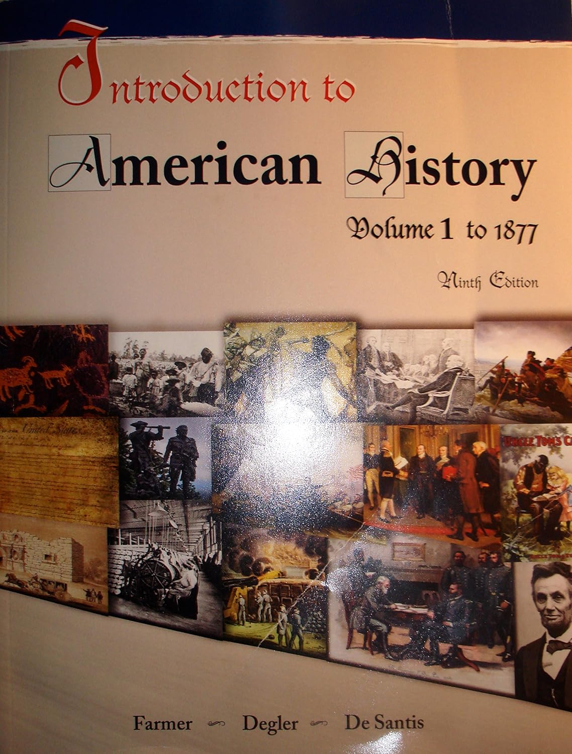 Amazon.com: INTRO.TO AMERICAN HISTORY,VOL.I: 9781627514880: Farmer ...