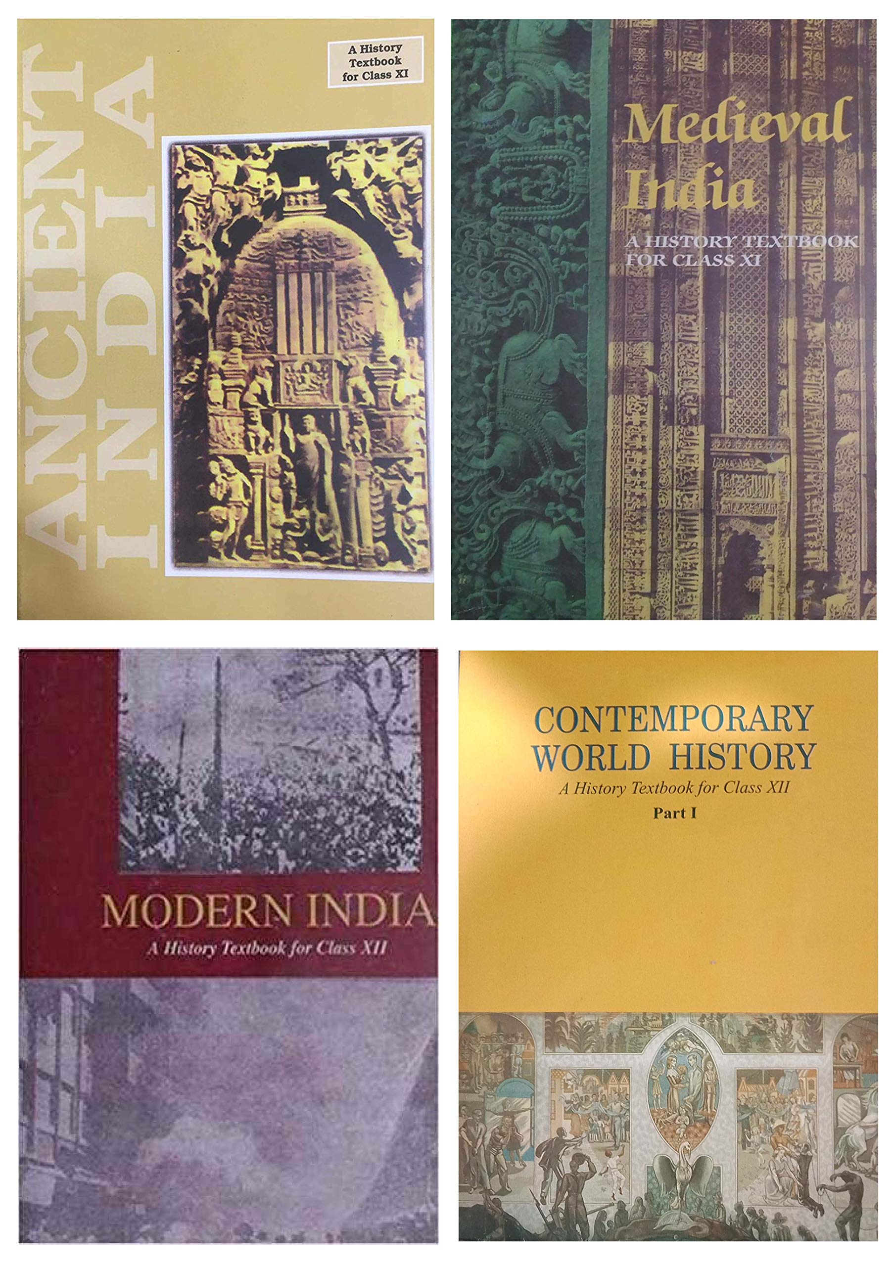 Old Ncert Combo 11th And 12th Medieval India History Mordern ...