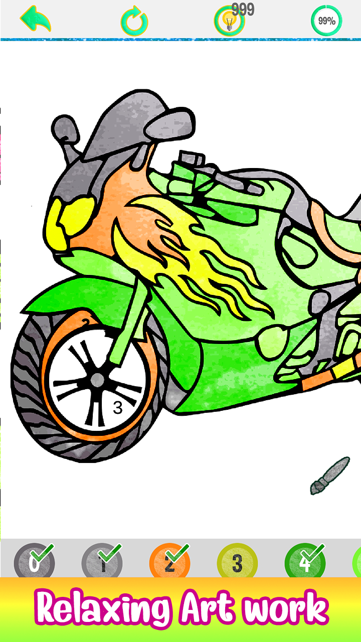 Watercolor Paint by Number Book - Adult Coloring Book Pages - App on ...