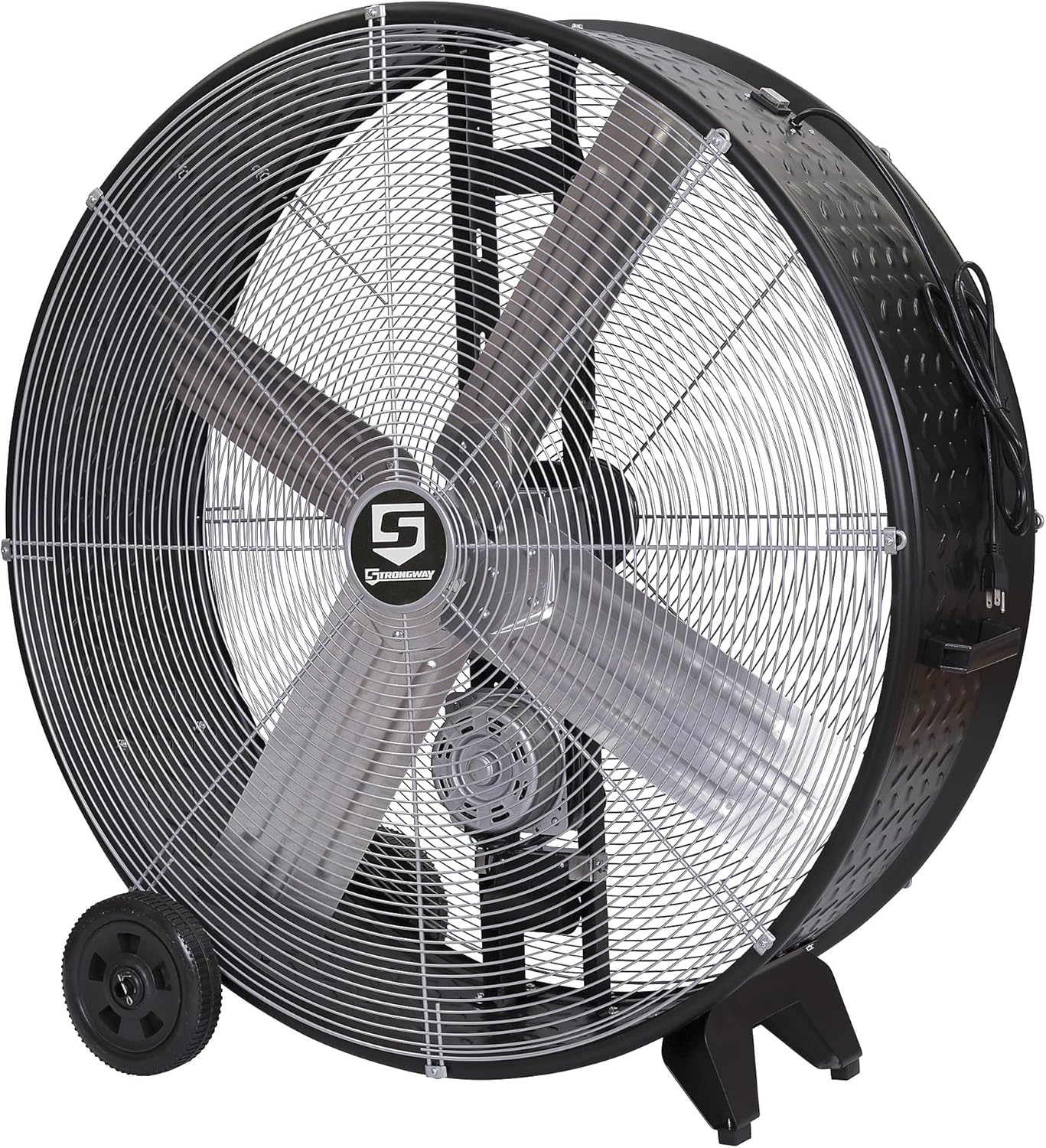 Amazon.com: Strongway Belt Drive Drum Fan, 42in., 17,000 CFM, 15/16 HP ...