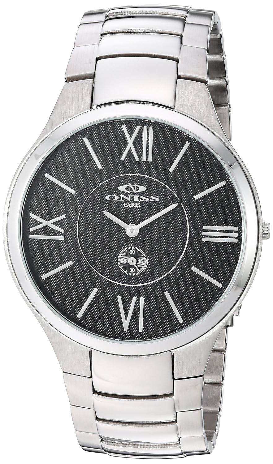 Oniss Paris Men's Swiss Quartz Stainless Steel Dress Watch, Color ...