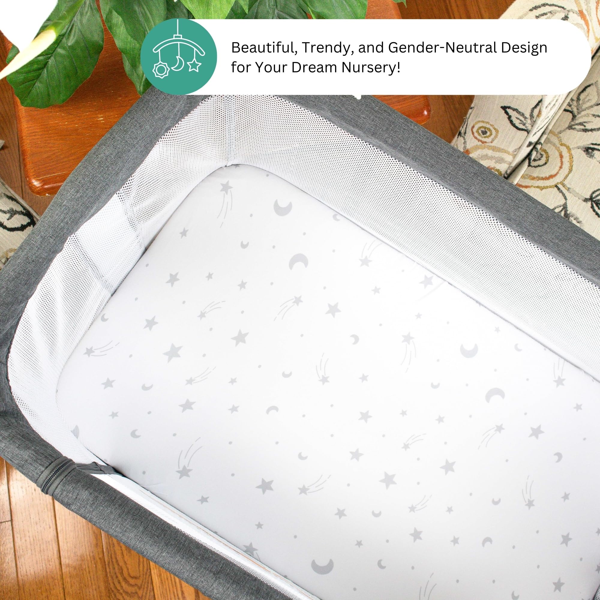 3 Pack Bassinet Sheets For Bellababy TansyPanda Bassinet Sheets 3-Pack ...