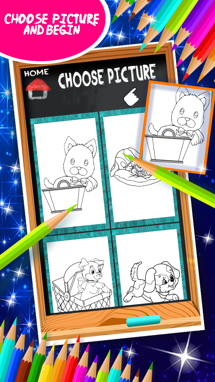 Puppy Coloring Book - App on Amazon Appstore