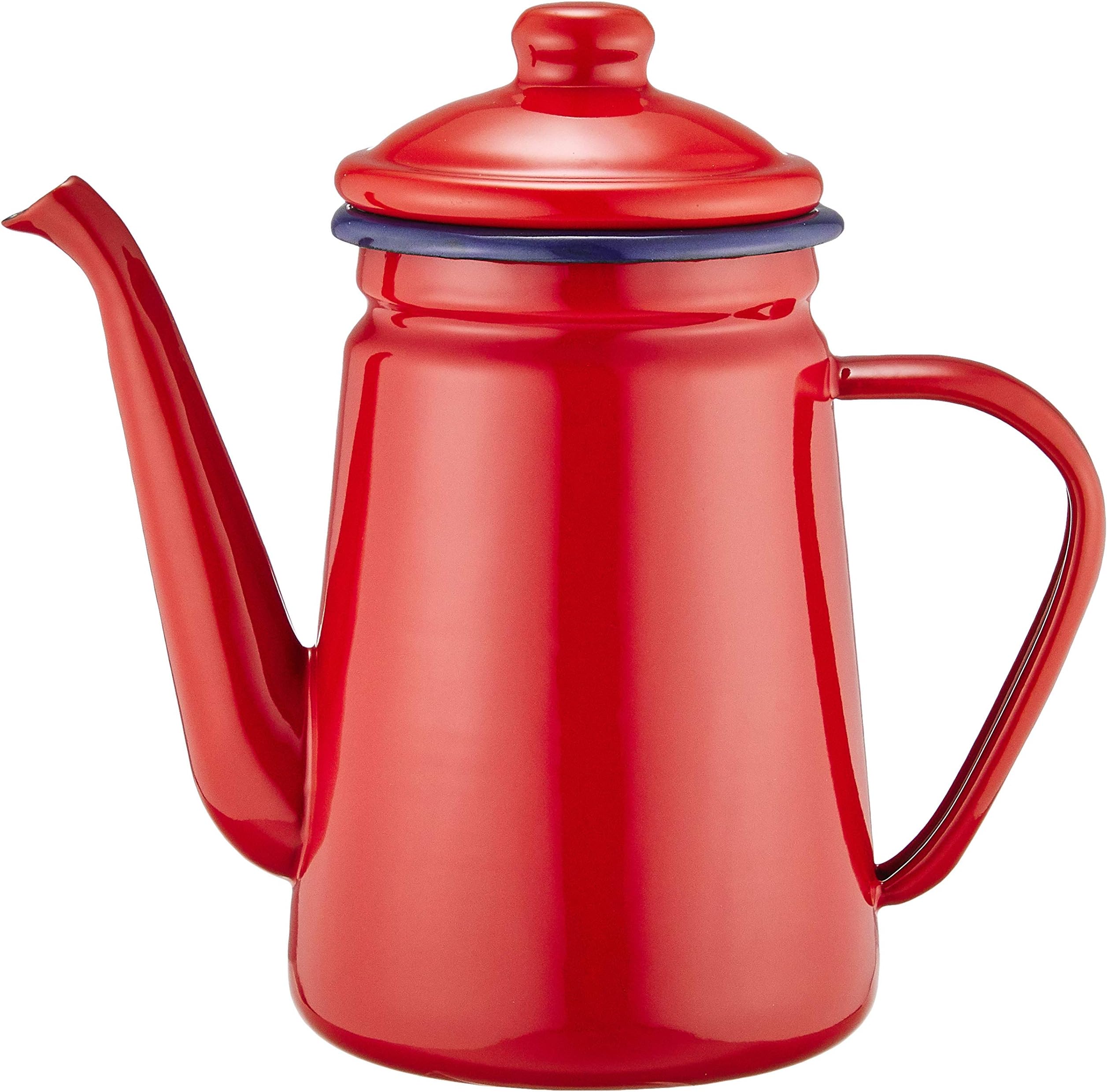 Amazon｜パール金属 ホーロー コーヒー ポット 1.1L レッド フェスカ HB-730｜ドリップポット オンライン通販