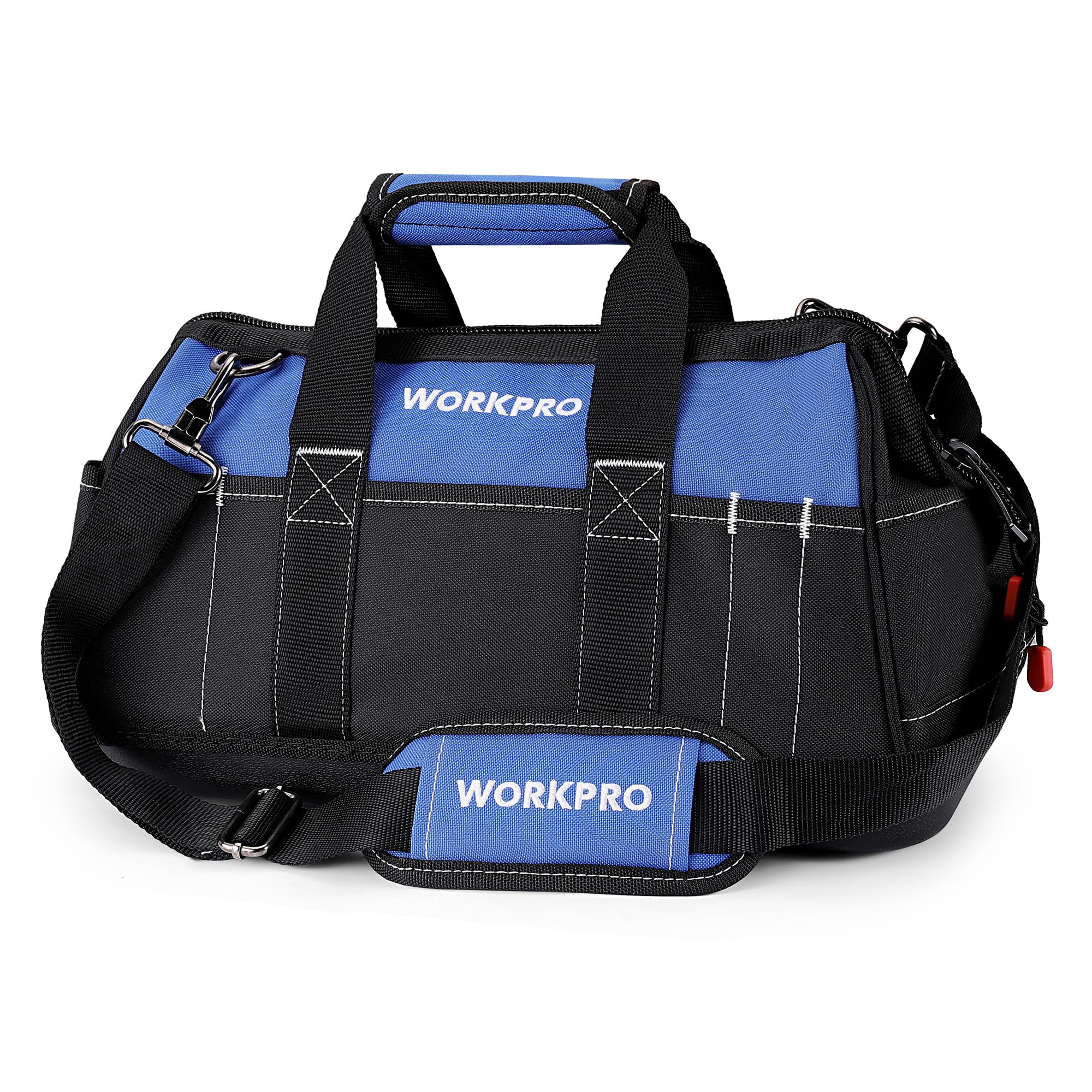 WORKPRO 16-inch Wide Mouth Tool Bag with Water Proof Molded Base ...