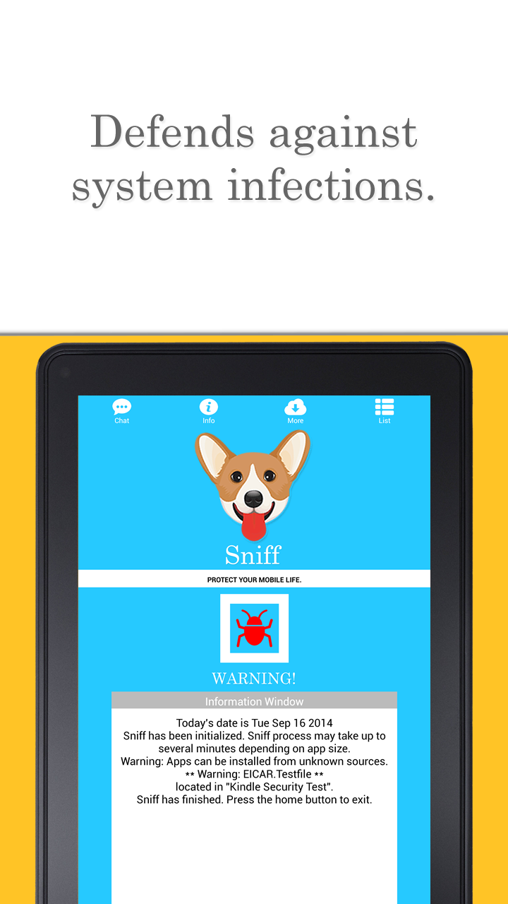 Sniff Mobile Security - App on Amazon Appstore