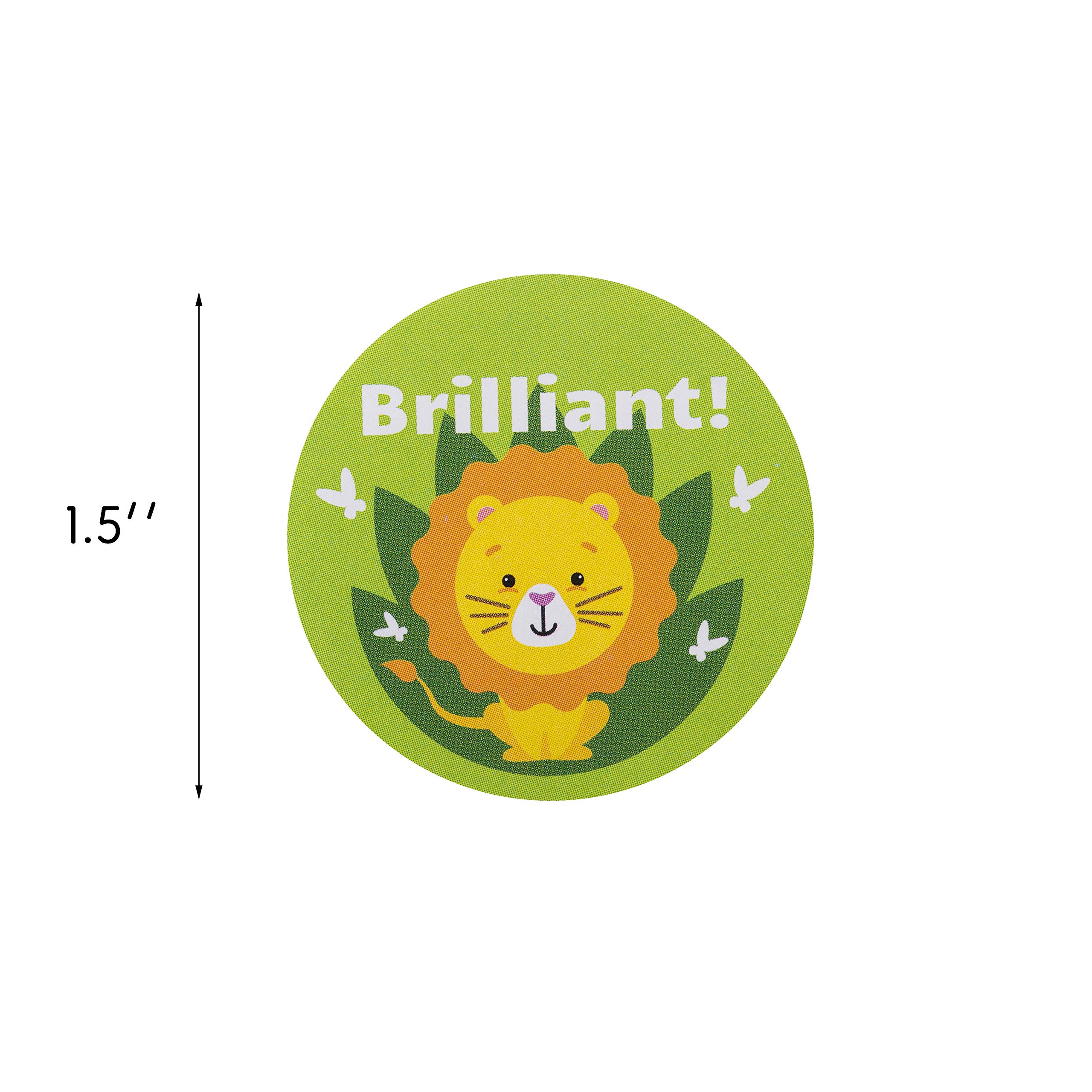 1000 Stickers for Kids in A Roll - Teacher Reward Stickers 1.5 Inch ...
