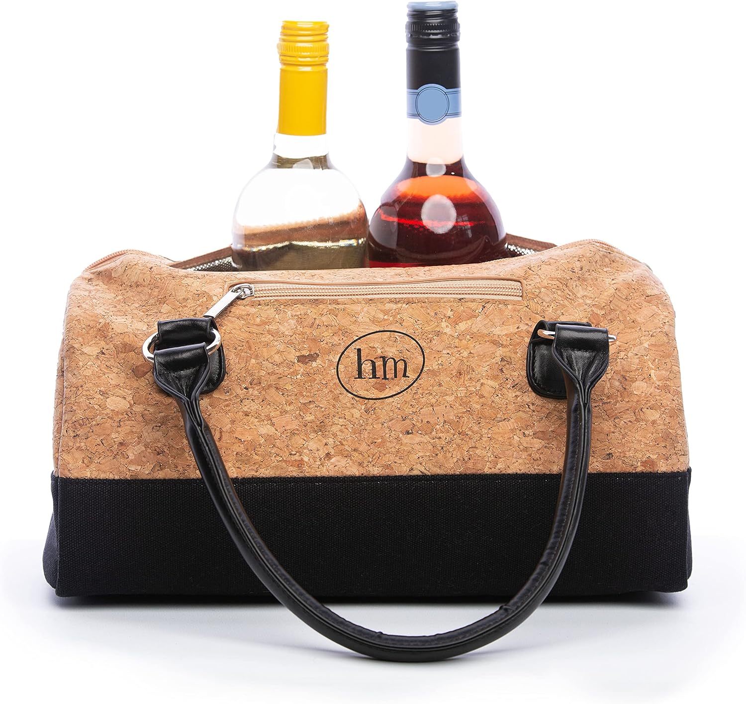Amazon.com: Wine Purse Tote - 2 Bottle Carrier Insulated Double ...