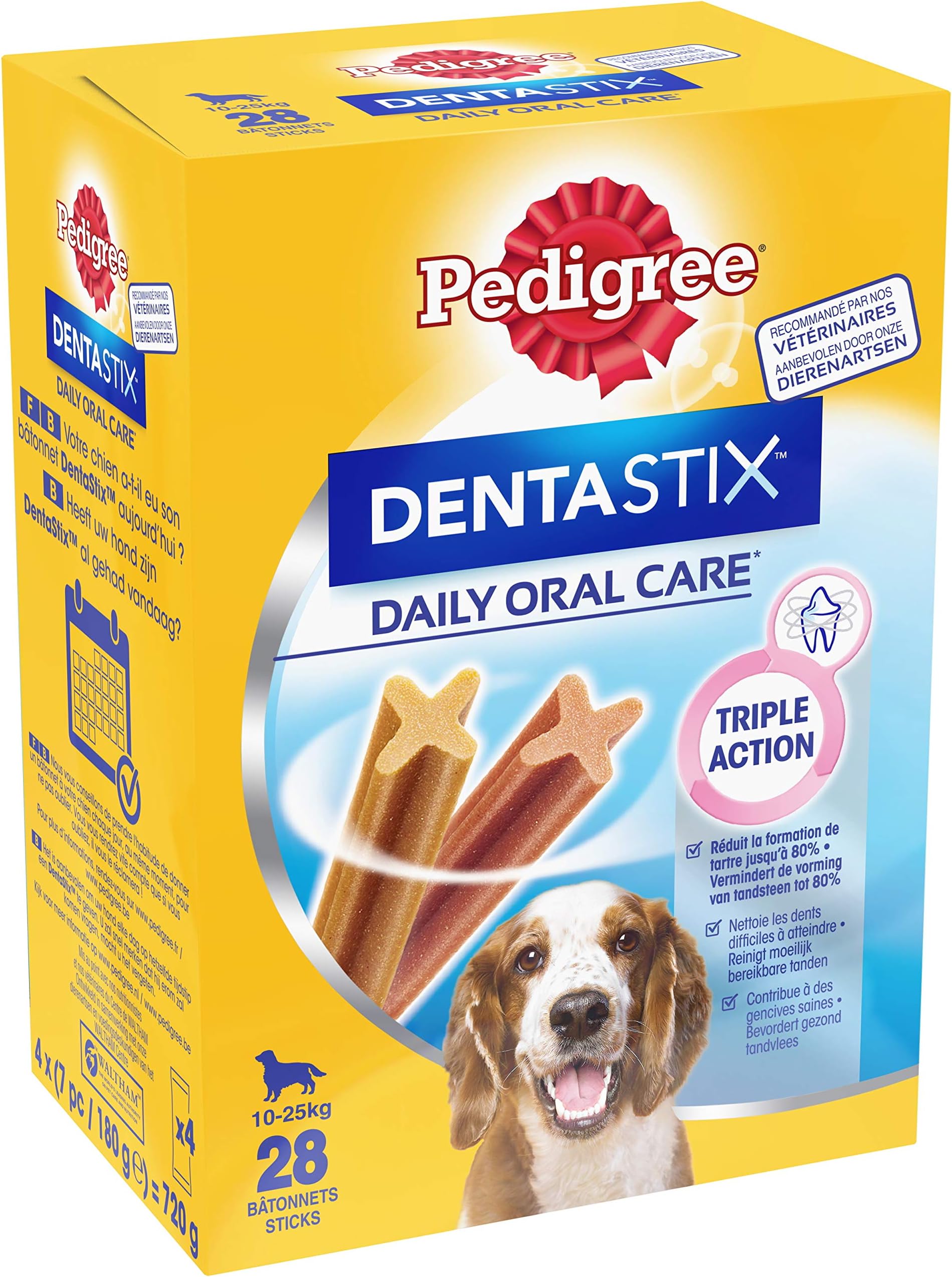 Pedigree Dentastix Medium Dog Dental Chews, 28 Sticks, 720 g : Amazon ...
