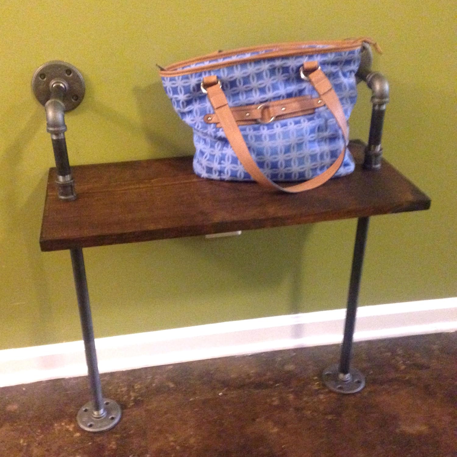 Amazon.com: Industrial Rustic Urban Iron Pipe End Table (Pick Your own ...