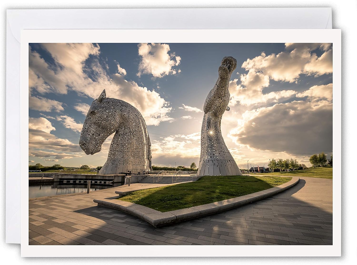 Neil Barr The Kelpies Falkirk - Scotland Greeting Card by Scottish ...