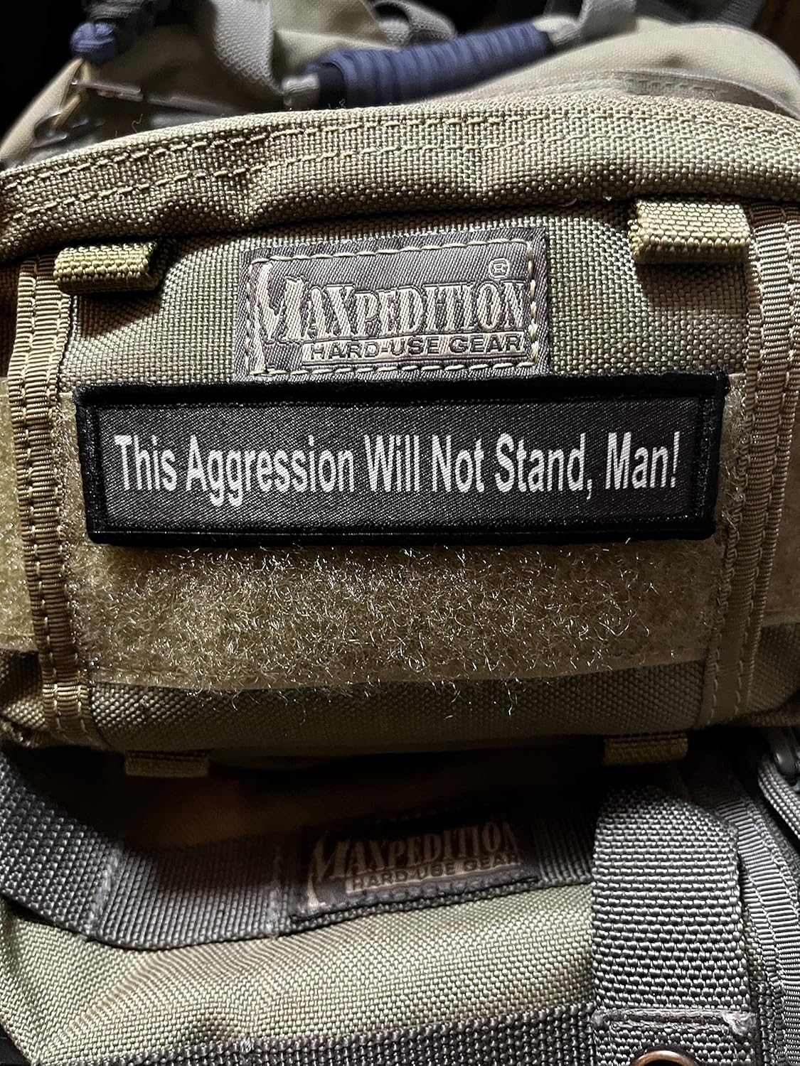 Amazon.com: 1x4 Lebowski This Aggression Will Not Stand USA Flag Morale ...