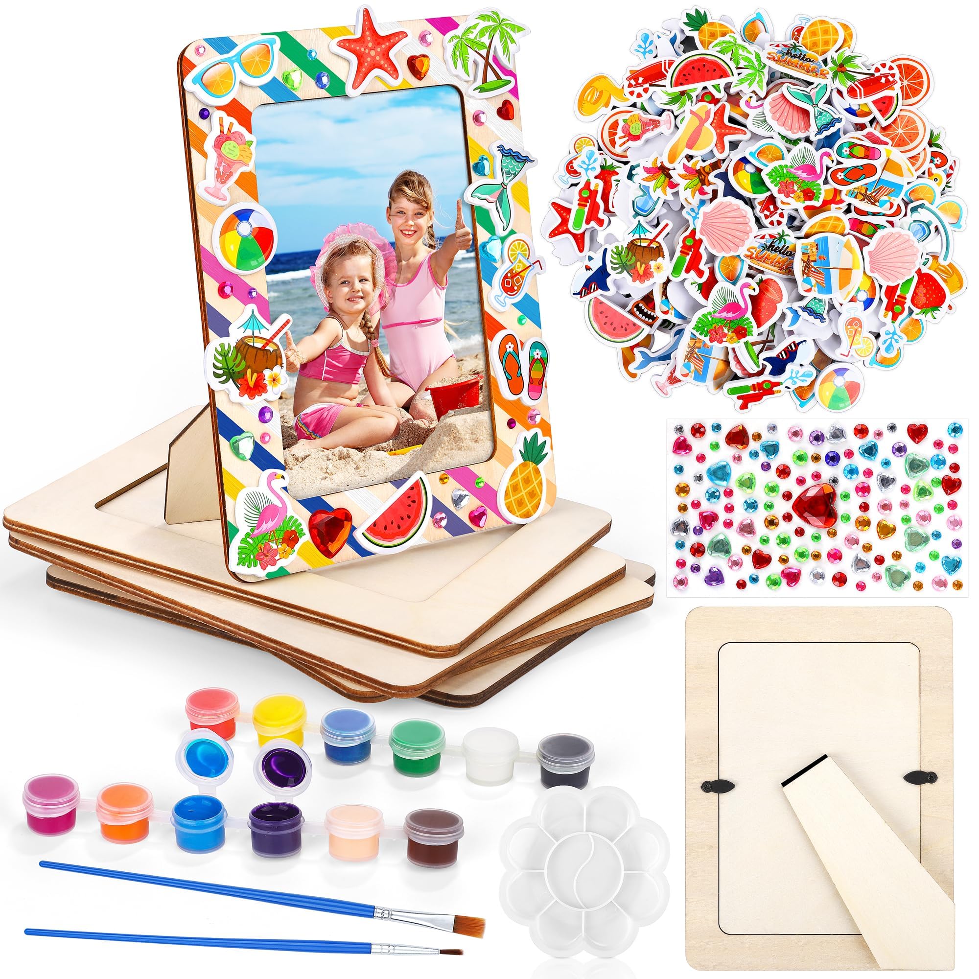 Snapklik.com : Fovths 6 Packs Summer Picture Frame Painting Craft Kit