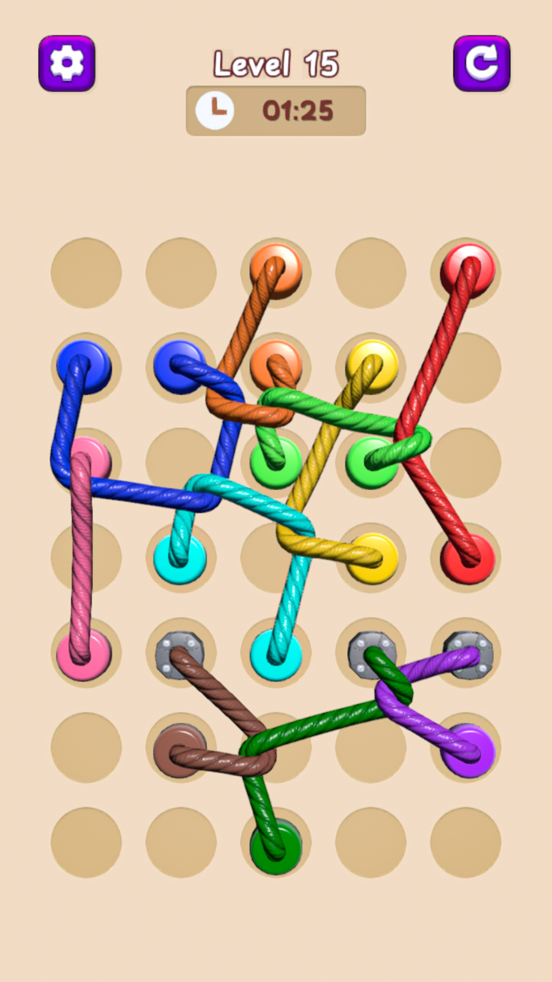 Twisted Rope Puzzle - Twisted Tangle Line Puzzle Master - Untie Tangle ...