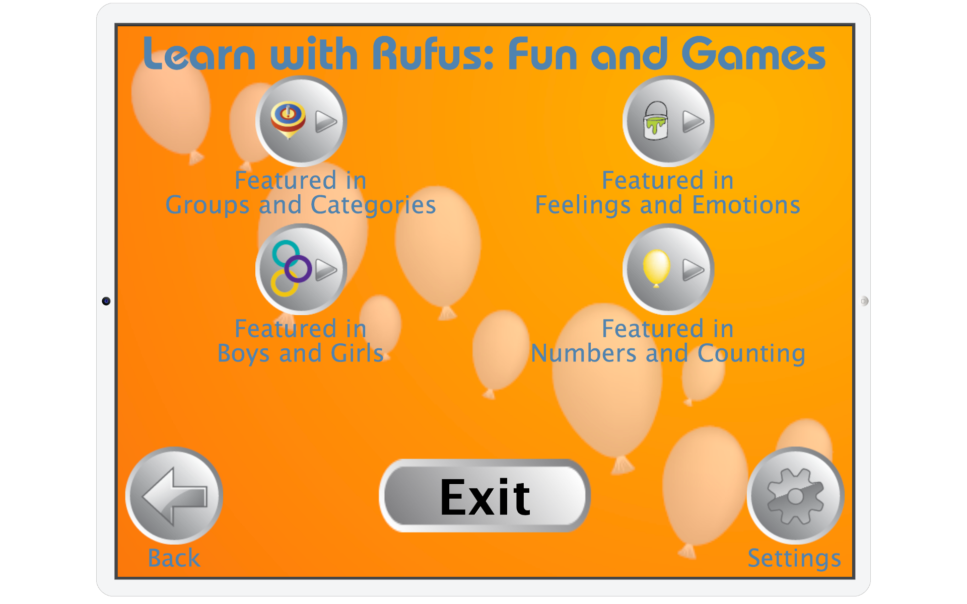 Learn with Rufus: Fun and Games - App on Amazon Appstore