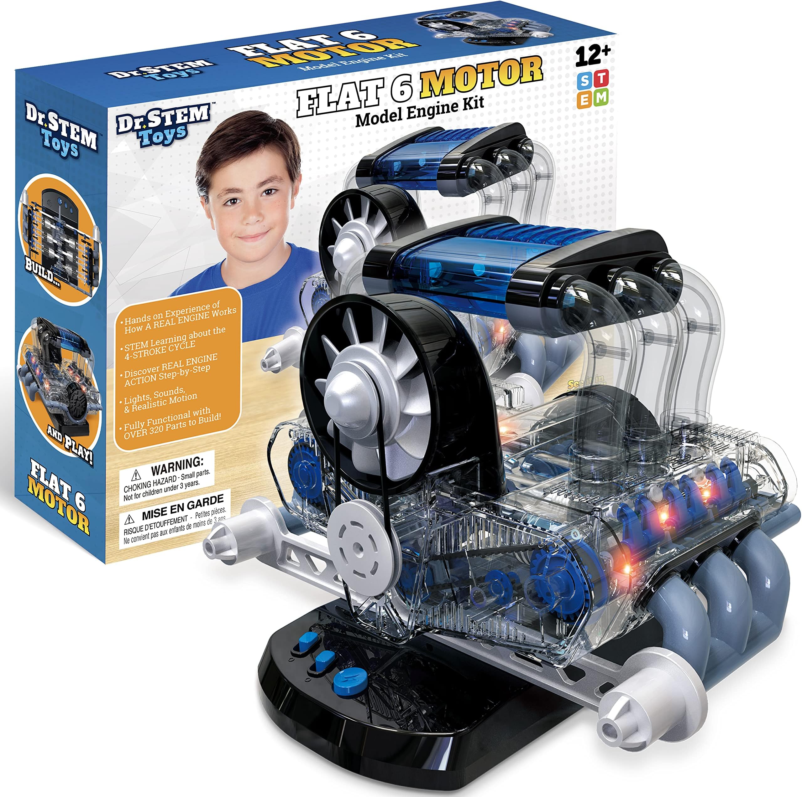 Amazon.com: Discovery Mindblown STEM Model Motor Engine Kit : Toys & Games