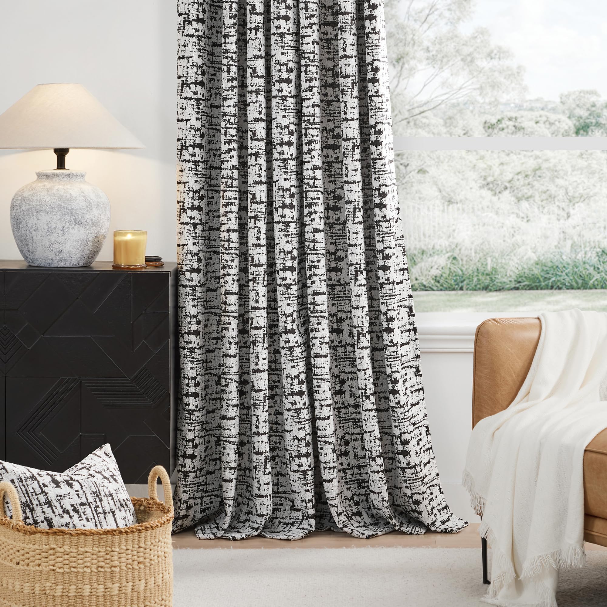 Curtains 96 Inches Topfinel Top Finel Pure White Sheer Curtains 96