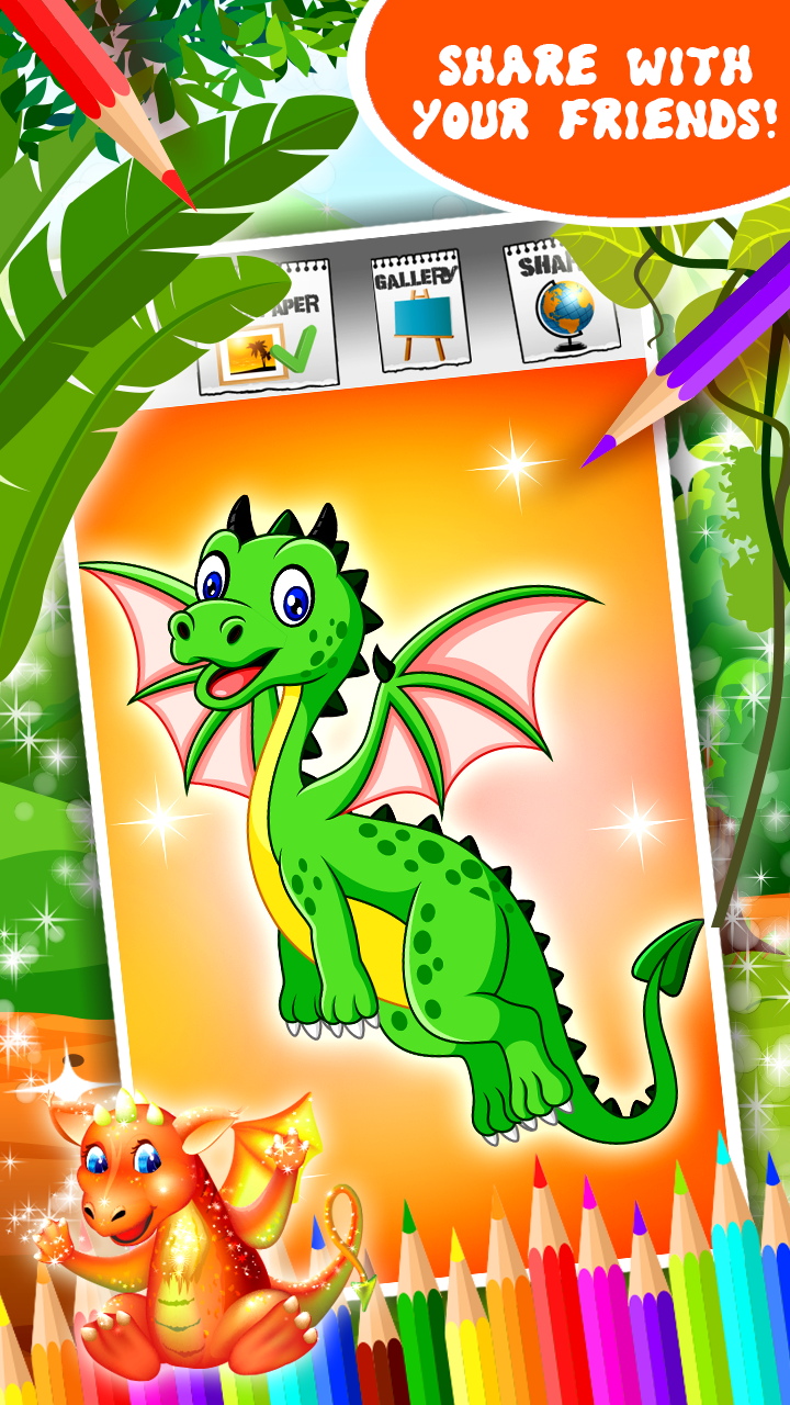 Dragon Coloring Book - App on Amazon Appstore