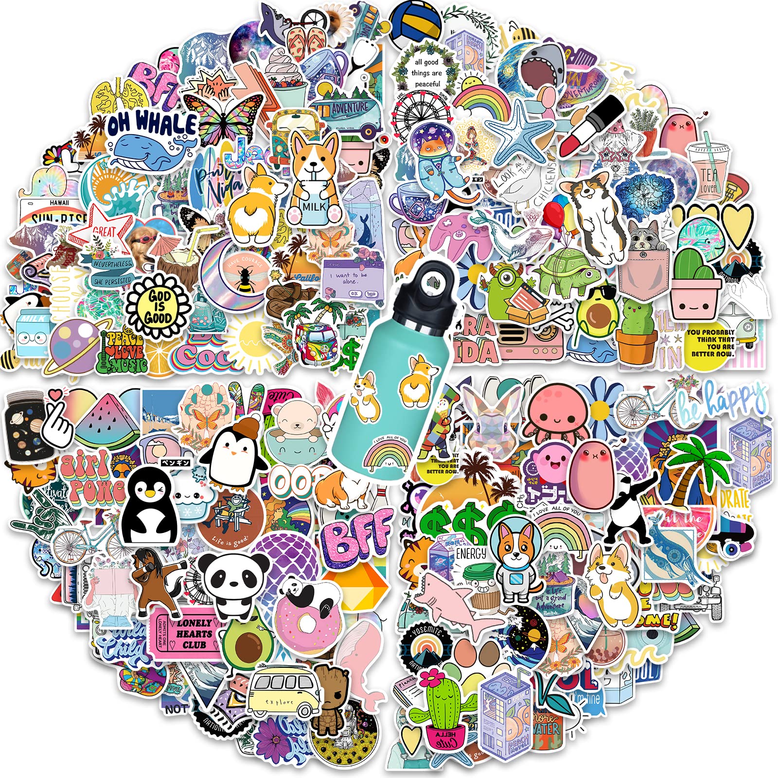 200 PCS Stickers For Water Bottles Cute Vinyl Waterpr B09785M54X Encarguelo 200-pcs-stickers-for-water-bottles-cute-vinyl-waterpr-b09785m54x-encarguelo