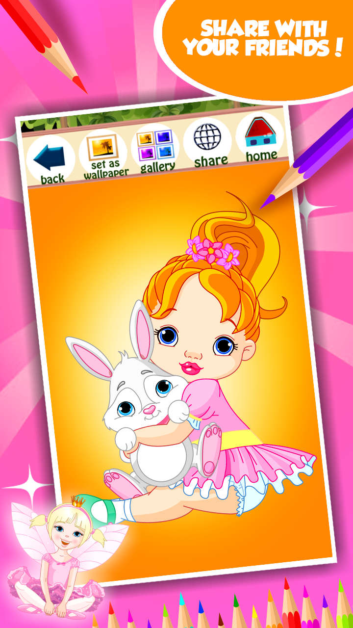Little Princess Coloring Book - App on Amazon Appstore