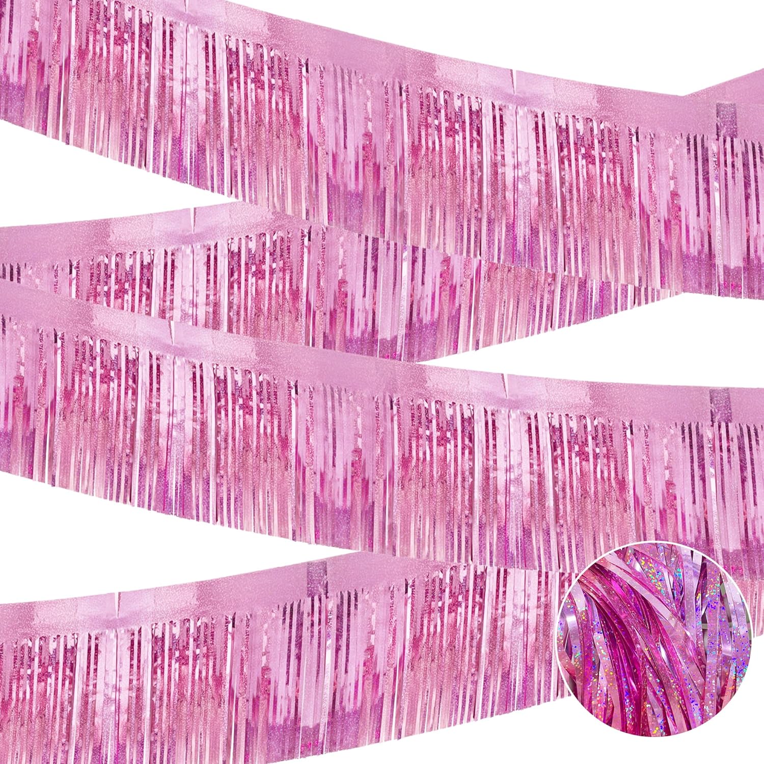 Amazon.com: 10 Feet Glitter Pink Parade Float Decorations for Trailer ...