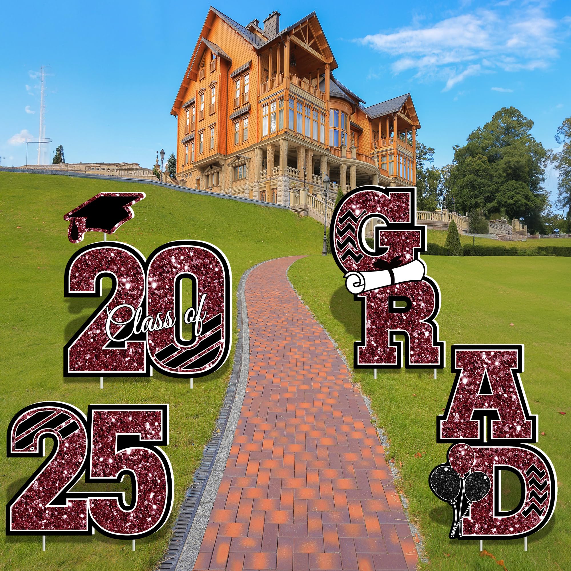 Snapklik.com : Graduation Yard Signs 2025, Class Of 2025 Congrats Grad ...
