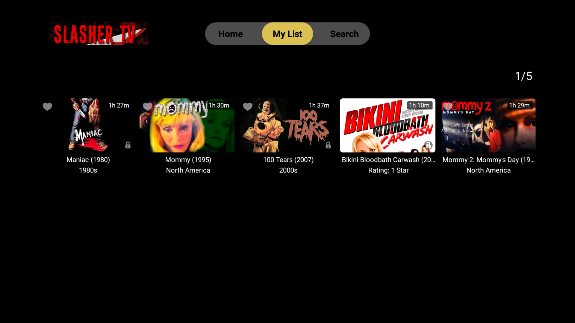 Slasher Movies & TV - App on Amazon Appstore