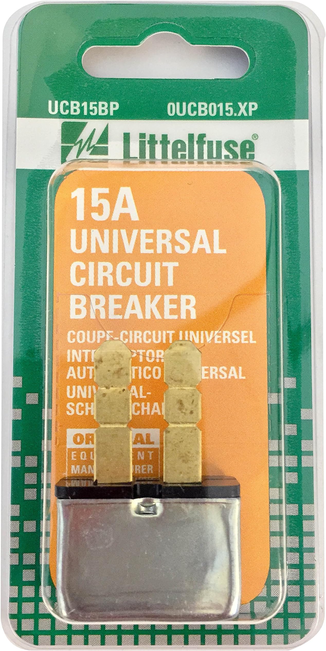 Amazon.com: Littelfuse 0UCB015.XP 15 Amp Universal Circuit Breaker ...